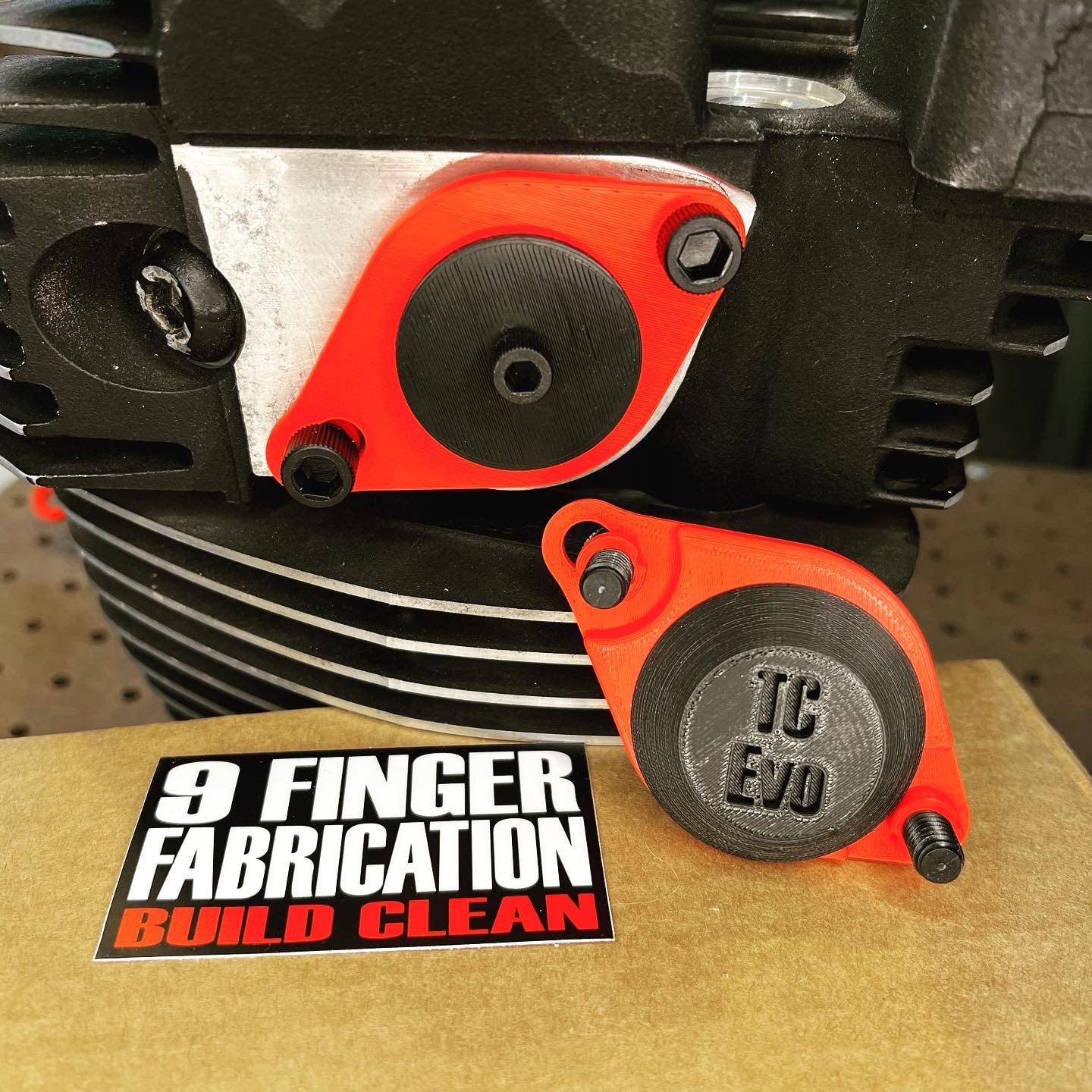 TwinCam/Evo/Sportster Cylinder Head Intake Port Plug | 9 Finger Fabrication