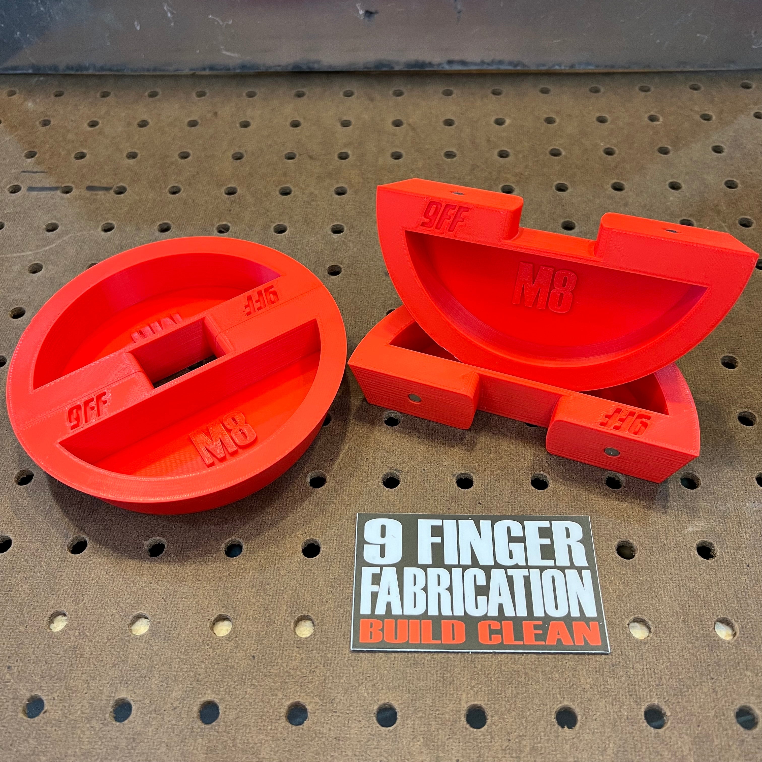 Milwaukee Eight Engine Case Bore Plug Set | 9 Finger Fabrication