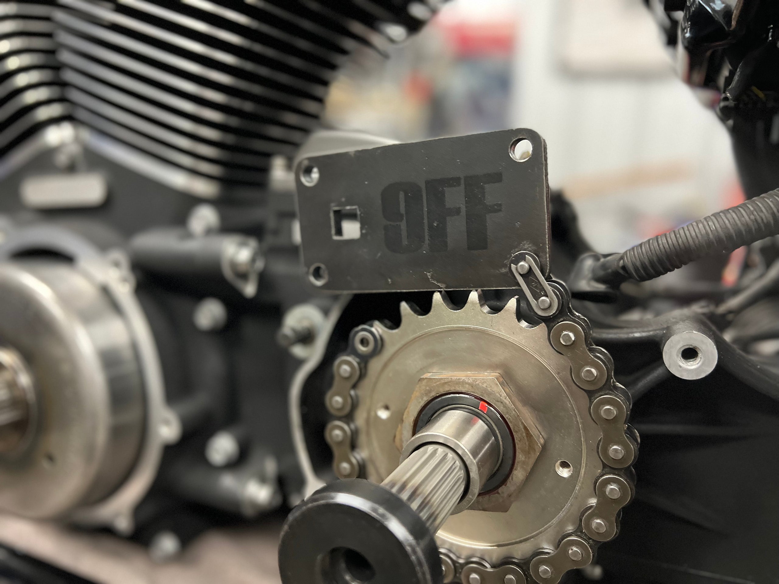 Chain Drive Sprocket Locking Tool | 9 Finger Fabrication