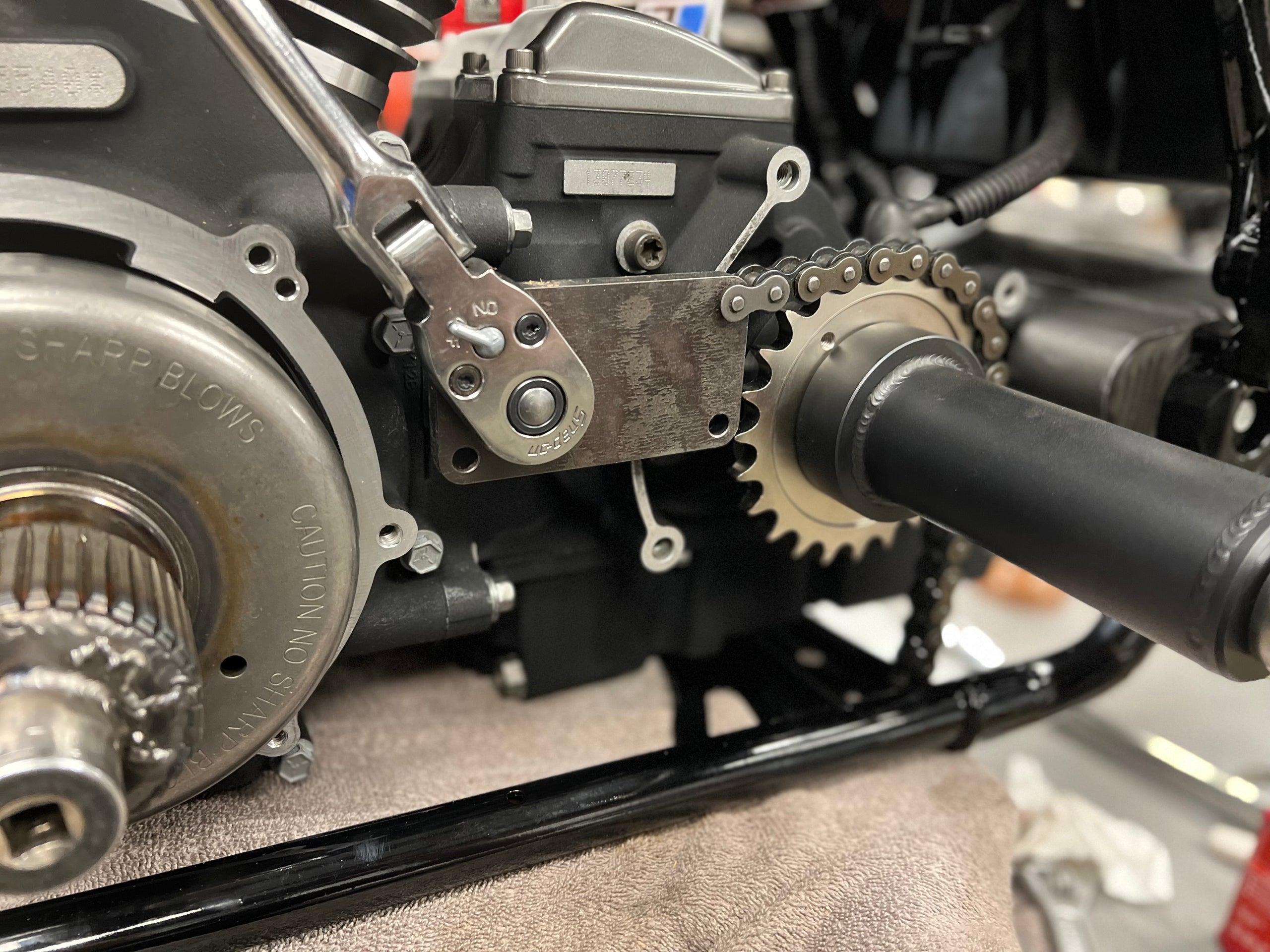 Chain Drive Sprocket Locking Tool | 9 Finger Fabrication