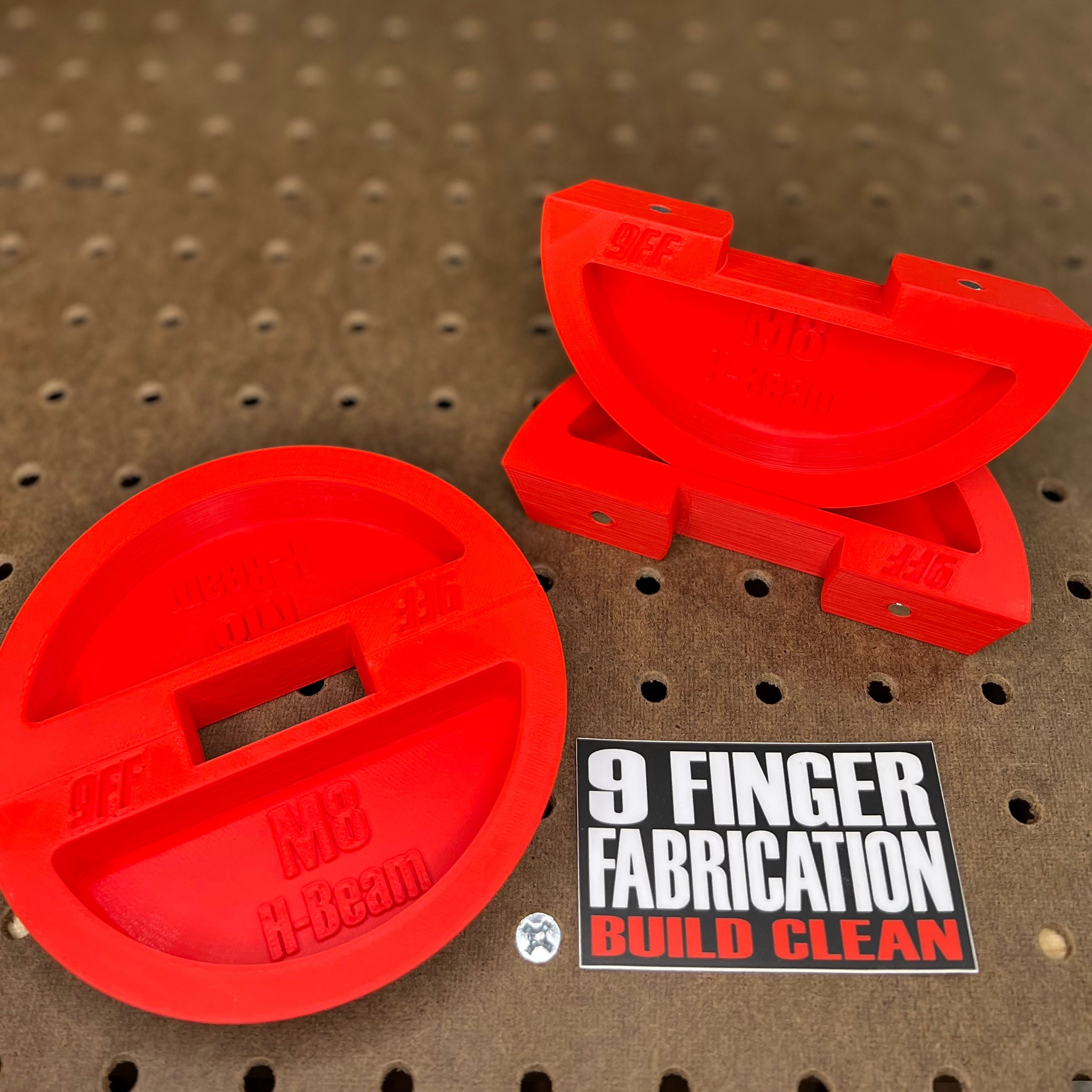 M8 Crankcase Plug set for Flywheels with H-Beam Rods | 9 Finger Fabrication